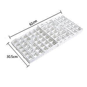 ARTIBETTER Closet Organizer 4 Tier Foldable Hanging Closet Organizers Collapsible Wardrobe Shelves Plastic Storage Basket for Hat Clothing Sweaters Towels Pajamas Storage Shelves