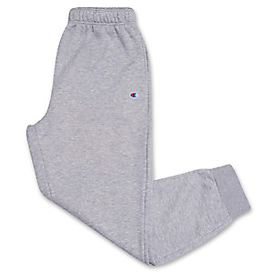 Champion Sweatpants Men Big and Tall - Powerblend Workout Lounge Joggers for Men Heather Grey