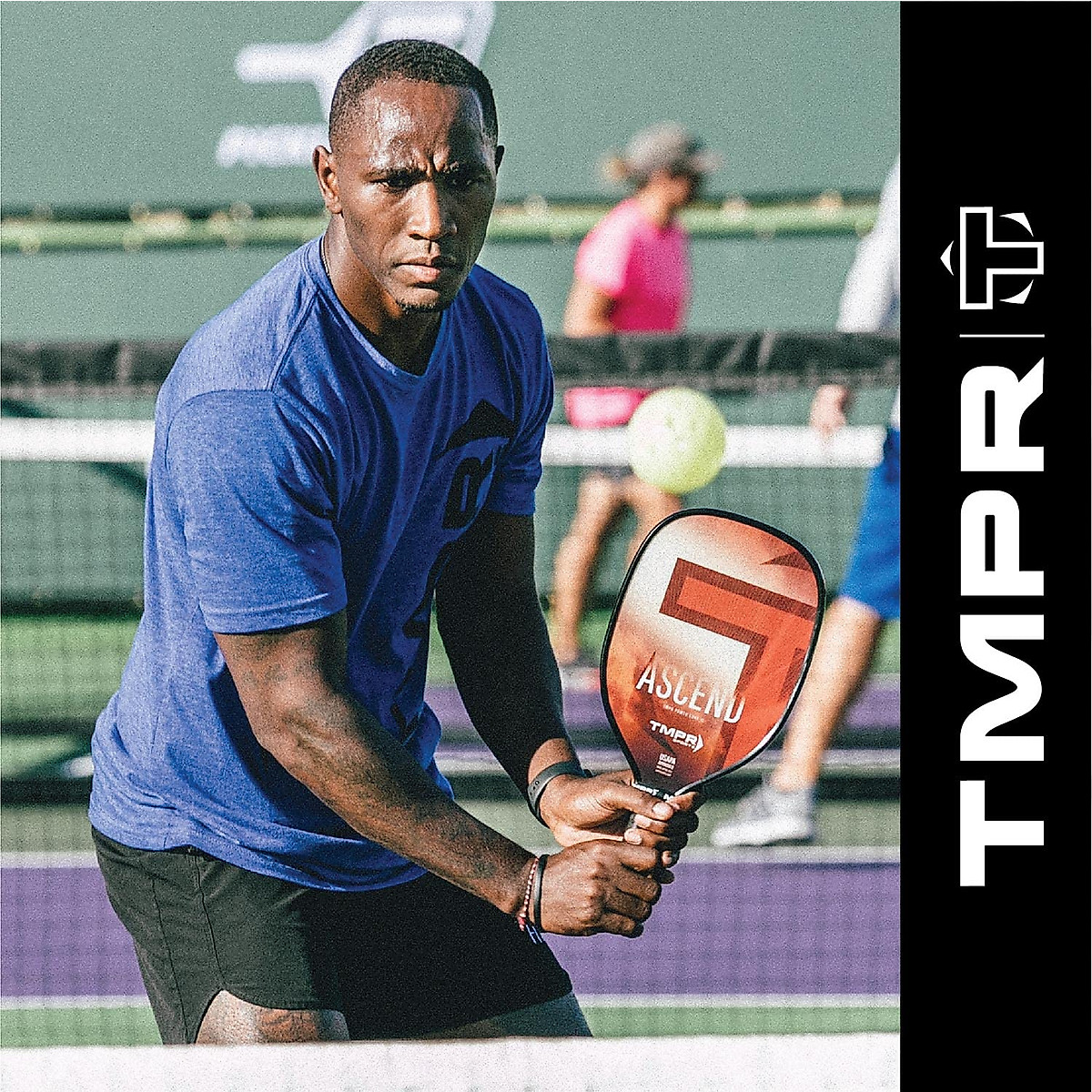 TMPR Sports Tantrum GXT - Pickleball Paddle, Red, Heavy Weight (8.1-8.2 oz)