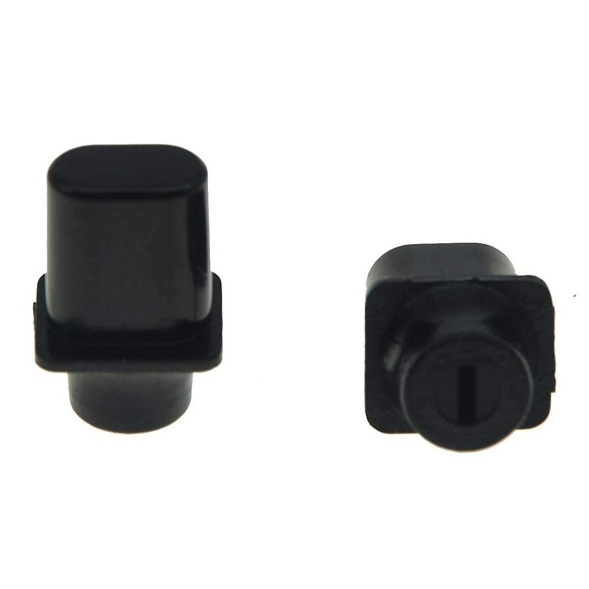 Dopro 2pcs Vintage Top Hat Switch Tip 3 Way/4 Way Pickup Selector Switch Knob for U.S. Tele/Telecaster Black