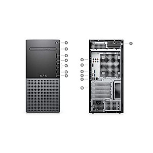 Dell XPS 8950 Desktop Computer Tower (2022) | Core i7-2TB SSD Hard Drive - 16GB RAM - GTX 1660 | 12 Cores @ 5 GHz - 12th Gen CPU - 6GB GDDR5 Win 11 Pro