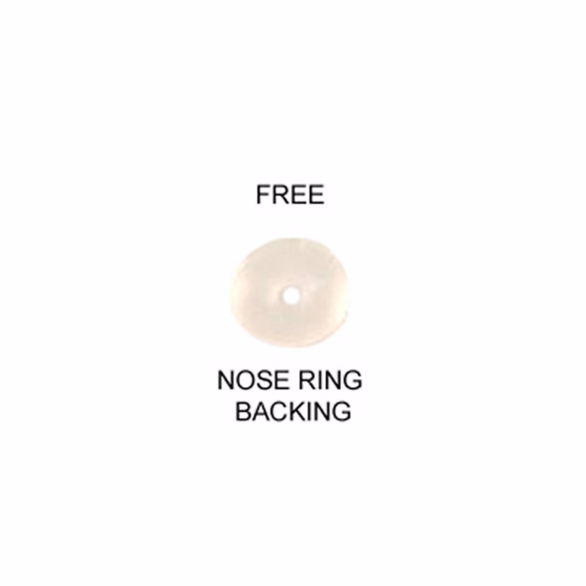 Black-Tone 316L Surgical Steel Left Nostril Screw Nose Stud Ring Nose Hugger 20G