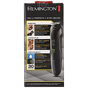 Remington PG6015A Rechargeable Stubble and Beard Trimmer, Black