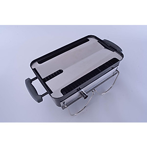 BBQube Heat Deflector/Drip Pan for Weber Go-Anywhere Charcoal Grill, Aluminium, One Size