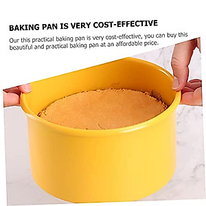 Abaodam 2pcs cake pan mold round cake pan mini cakes circle cake pan 9 inch cake pan deep cake baking pan bread useful baking tray baking plate for kitchen oven baking mold food microwave