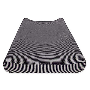 Burt's Bees Baby - Changing Pad Cover, 100% Organic Cotton Changing Pad Liner for Standard 16" x 32" Baby Changing Mats (Pack of 2)