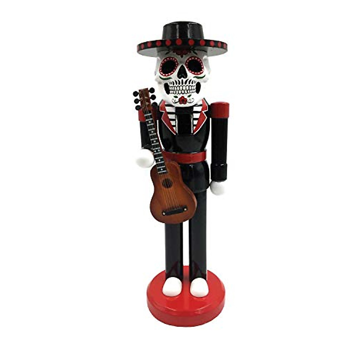 Santa's Workshop 14" Day of The Dead Nutcracker, Black