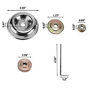 Patioer Chainsaw Tooth 9" Brush Blade and 3 Teeth 10" Steel Grass Brush Cutter Blade with Saw Chain Cutter Weeder Adapter Accessories