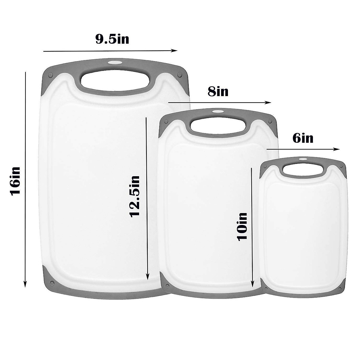 HOMWE Kitchen Cutting Board and Extra Long Professional Silicone Oven Mitt