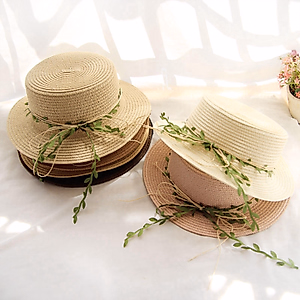 21.8 Yard Leaves Trim Ribbon, Green Leaf Ribbon for Crafts, Artificial Vines for Wedding Party Baby Shower Home Decoration, Foliage Rattan for DIY