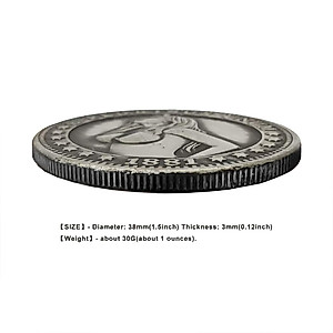 Kocreat Sexy Coin Beautiful Girl Arts Souvenir Coin Hobo Coin-Copy American Liberty Eagle Lucky Morgan Coin-Funny Adult Toy Challenge Coin Game Coin Style11