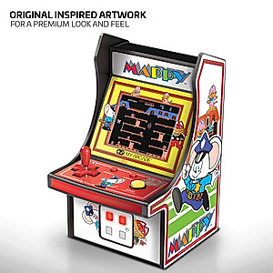 My Arcade My Arcade Mappy Micro Player: Fully Playable, 6.75 Inch Collectible, Color Display, Speaker, Volume Buttons, Headphone Jack, Battery or Micro USB Powered - Electronic Games