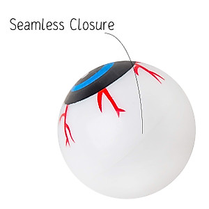 Halloween Eyeballs - 50 Pack Bag of 2" Plastic Eyeballs for Halloween Party Favor, Trick or Treat, Props and Decoration