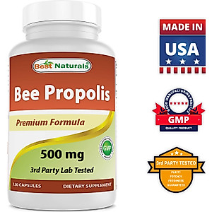 Best Naturals Bee Pollen Complex 1000 mg & Bee Propolis 500 mg