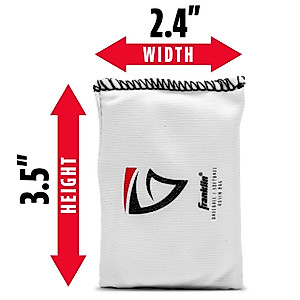 Franklin Sports MLB Gator Grip Rosin Bag - Multi Sport + Baseball + Softball - Absorbs Moisture White