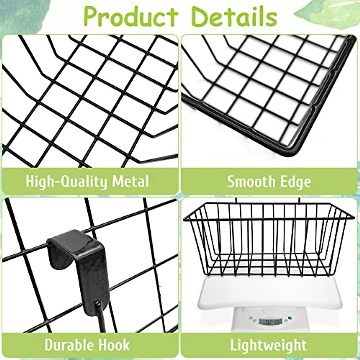 BNOSDM 2 Pack Rabbit Hay Feeder Bunny Hay Holder for Cage Hanging Guinea Pig Hay Rack Mental for Rabbits Bunnies Guinea Pig Chinchilla