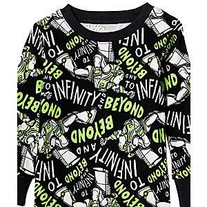 Amazon Essentials Disney | Marvel | Star Wars Toddler Boys' Pajama Set (Previously Spotted Zebra), Buzz Lightyear Infinity, 2T