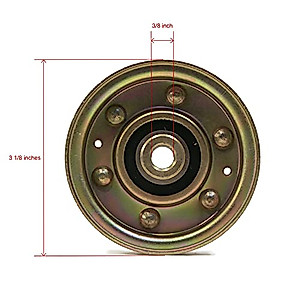 FLAT IDLER PULLEY REPLACES OEM:MTD 756-0981A, 756-0981B, 756-04224 OUR PART NUMBER: 36-1093, Model: , Home & Garden Store