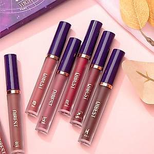 12Pcs Matte Liquid Lipstick Makeup Set, Long Lasting Waterproof Velvet Lip Gloss High Pigmented Lip Makeup Gift Sets for Girls and Women