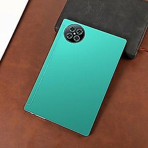FECAMOS Tablet PC, 10. 1 Inch Tablet 4G Calling 100-240V 8GB RAM 256GB ROM Green for Study (US Plug)