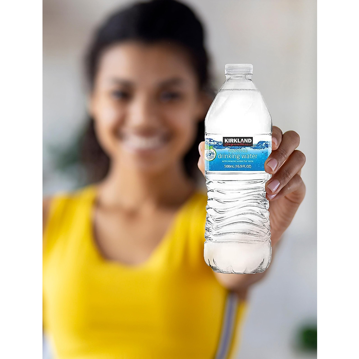 Blue Ribbon Kirkland Signature Purified Drinking Water 16.9 Fl Oz (Pack of 40, Total of 676 Fl Oz)