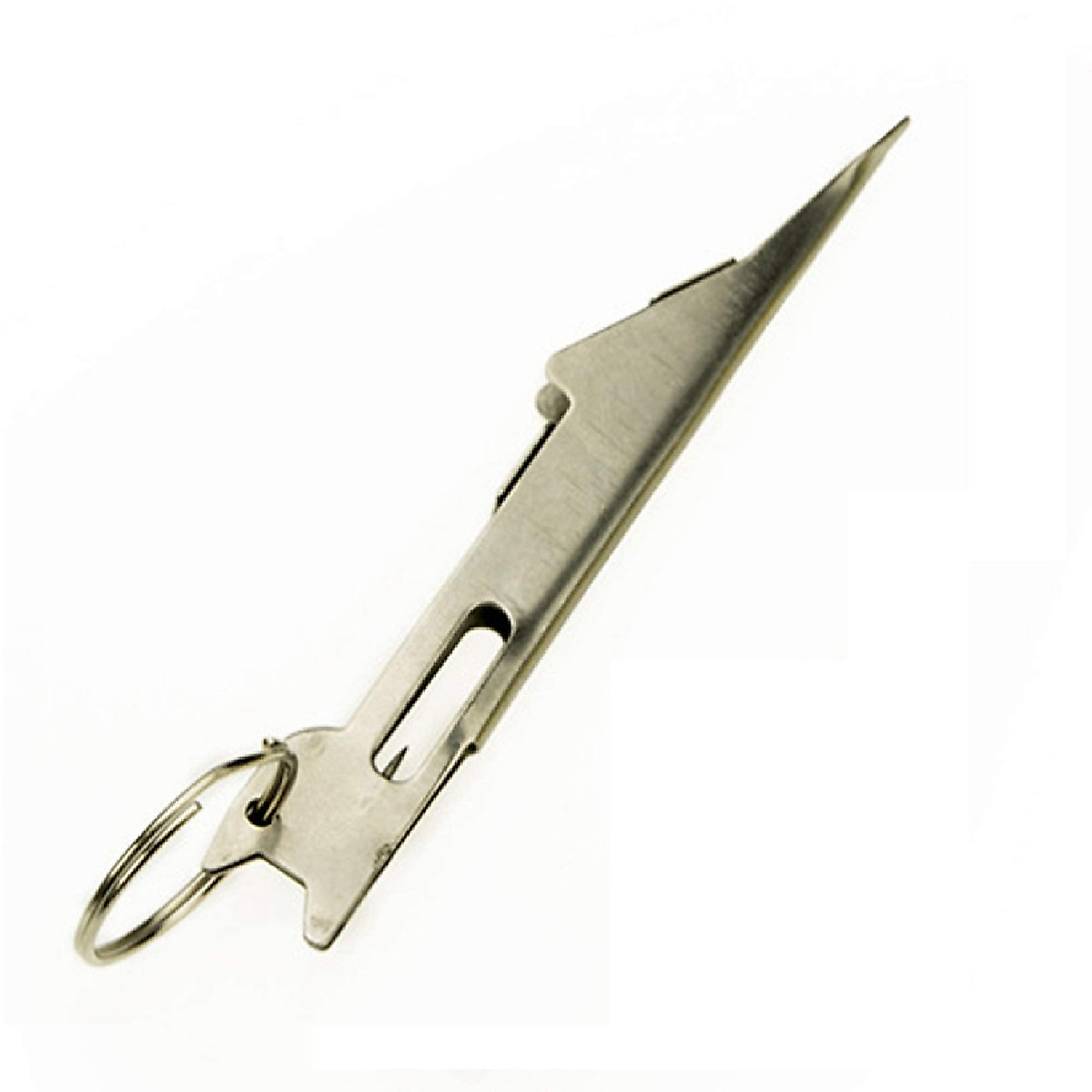 Fly Fishing Tying Tool Fishing Equipment Pocket Size Fast Knot Fish Line Tie Tackle (Silver)