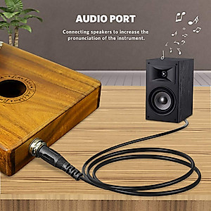 Kalimba 17 Keys Thumb Piano（with Pick up Jack）Mahogany Koa Wood Mbira Sanza Finger Piano Tune Hammer Gift for Kids Adult Beginners Professional Musical Instruments