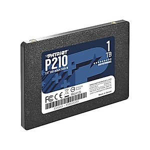 Patriot P210 1TB Internal SSD - SATA 3 2.5" - Solid State Drive - P210S1TB25