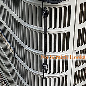 Boyoci Central Air Conditioner Cover for Outside Units, Durable Universal Outdoor AC Cover Defender for All Seasons (Mesh, 36" x 36")