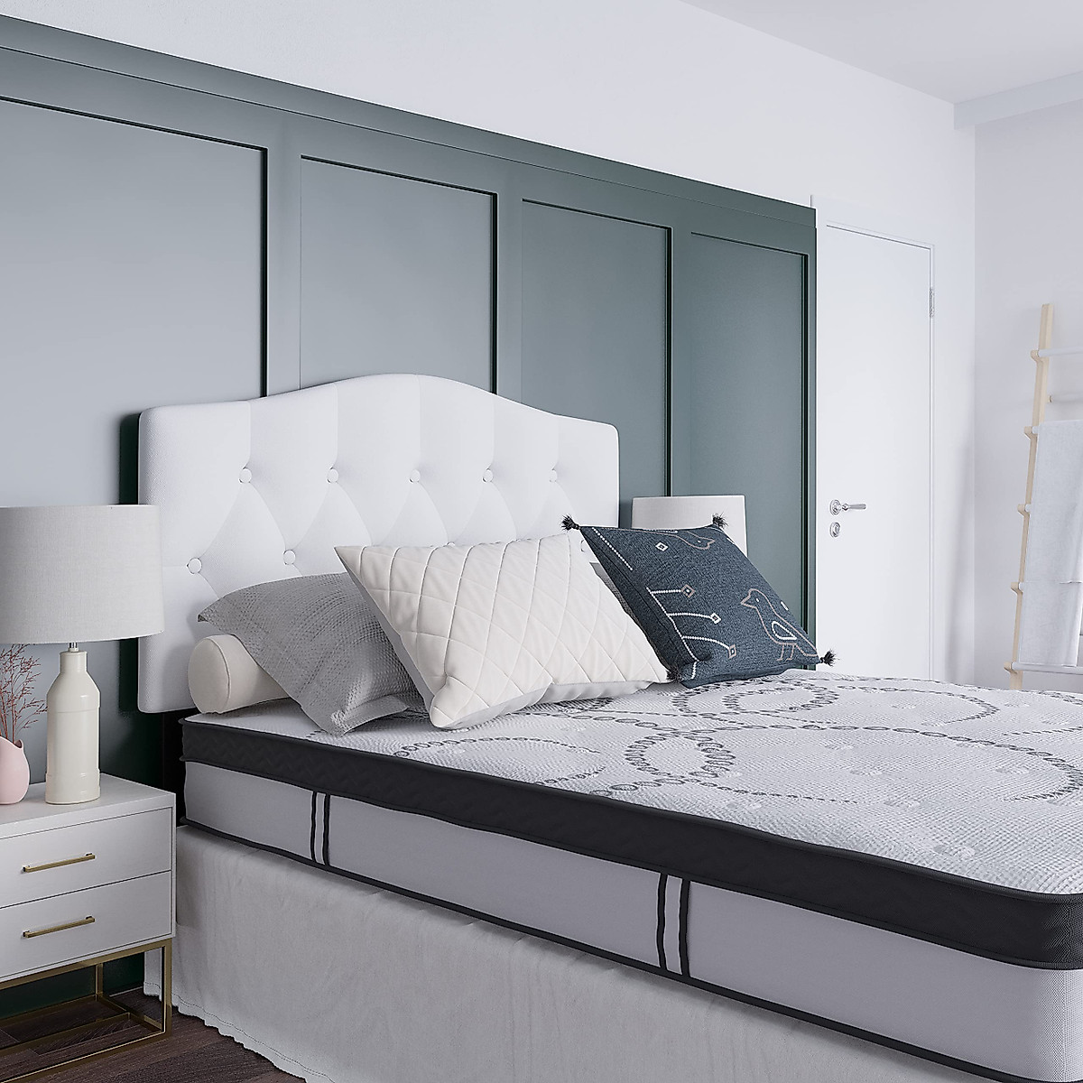 EMMA + OLIVER Astor 10 Inch Hybrid Pocket Spring Mattress, Full Mattress in a Box