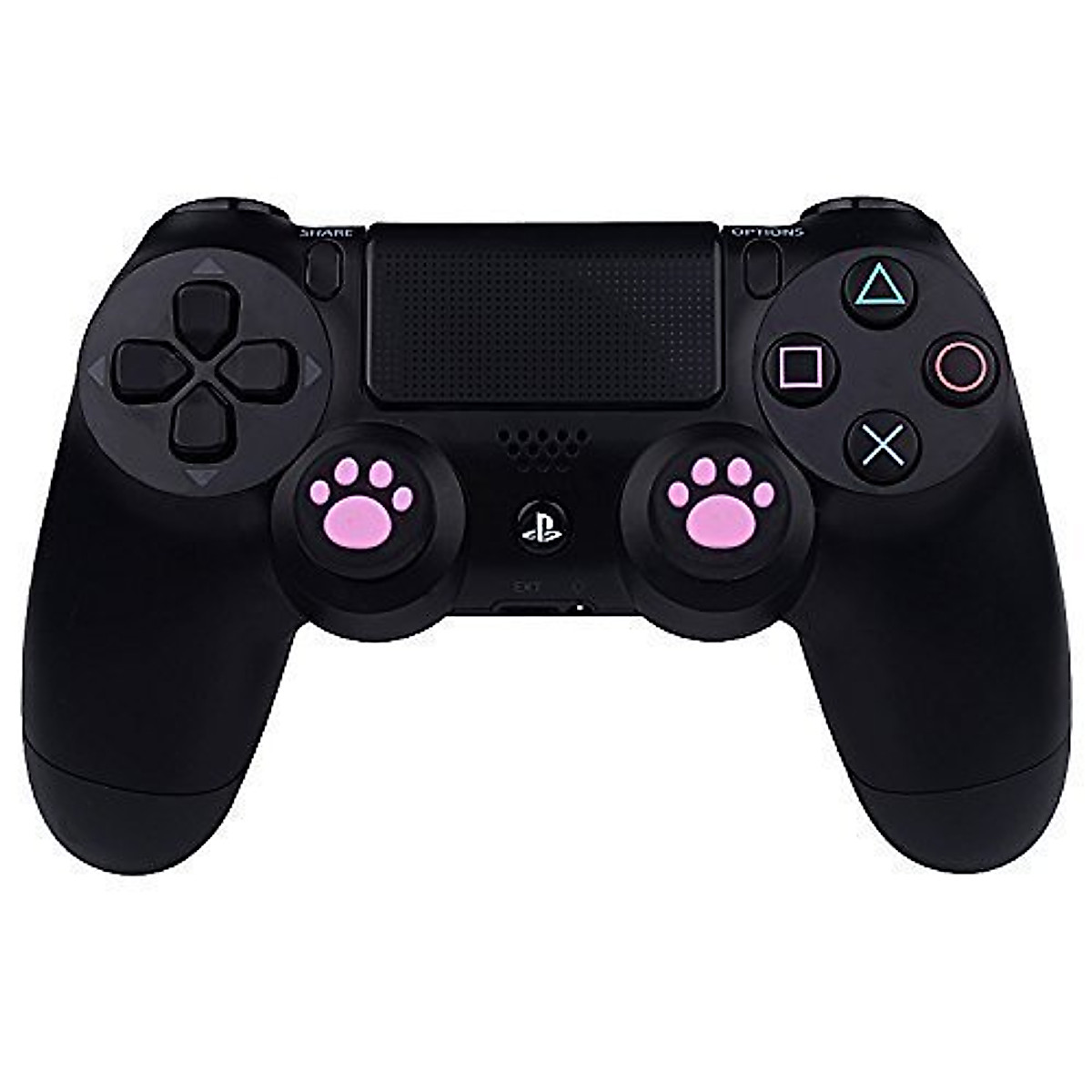 Silicone Thumb Stick Grips Cap Cover Joystick Thumbsticks Caps for PS4 Xbox ONE Xbox 360 PS3 PS2 Cat Dog Paw 2PCS Pink