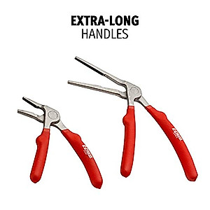 EZRED KWP2 Kiwi Bent Head Needle-Nose Pliers, Set of 2