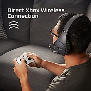 HyperX CloudX Stinger Core – Wireless Gaming Headset, for Xbox Series X|S and Xbox One, Memory foam & Premium Leatherette Ear Cushions, Noise-Cancelling,Black