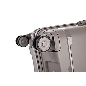 Rockland Pasadena Hardside Spinner Wheel Luggage, Silver, 19", 23", 27"