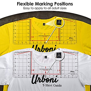 Tshirt Ruler Guide for Vinyl Alignment, T shirt Rulers to Center Designs, T shirt Ruler Alignment Tool Placement, Tshirt Guide Ruler Tool for Heat Press, Tee Shirt Ruler for Vinyl Alignment for Cricut