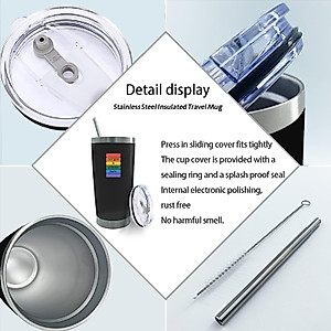 liabiliies Coffee Tumbler 20 oz Everyone is Welcome Here Tumbler with Lid and Straw Insulated Tumblers Stainless Steel Tumbler Funny Gifts for Men