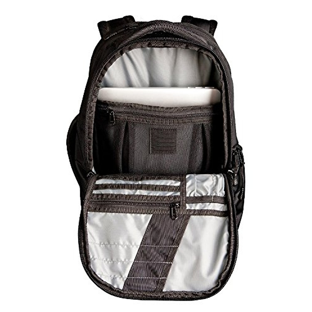 Concealed Backpack Holster for Men and Women, American Rebel Large Freedom Concealed Carry Backpack (Black/Orange Trim, Large)