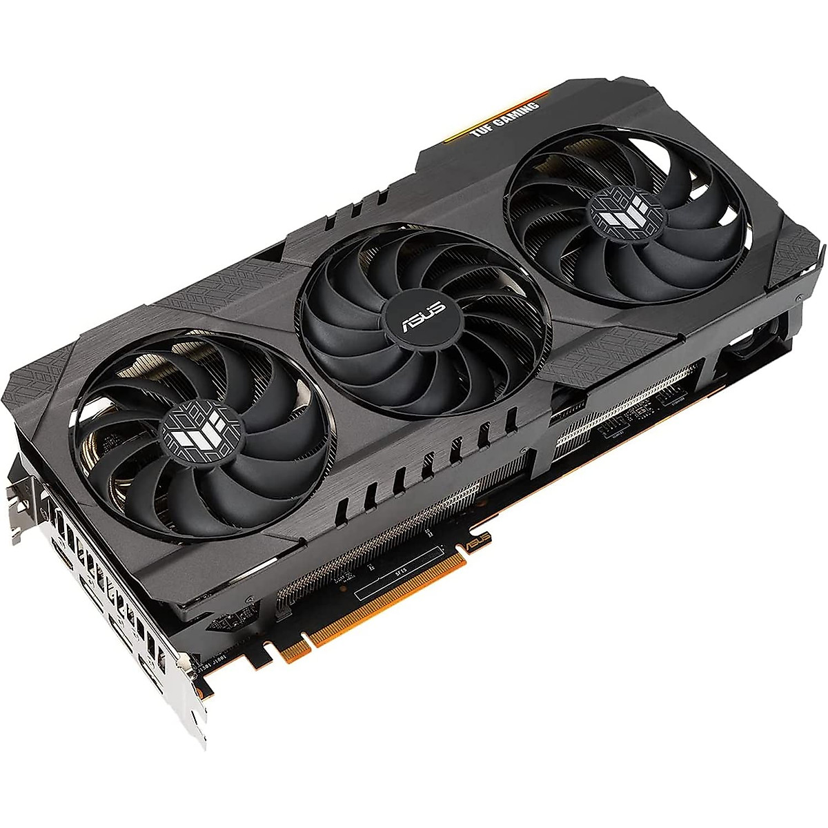 ASUS TUF Gaming AMD Radeon™ RX 6900 XT OC Edition Graphics Card (PCIe 4.0, 16GB GDDR6, HDMI 2.1, DisplayPort 1.4a, Dual Ball Fan Bearings, All-Aluminum Shroud, Reinforced Frame, GPU Tweak II)