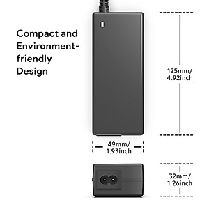 TAIFU 24V AC Adapter for Zebra ZP450 ZP500 and G-Series GX420 GX430 GX420d GX420t GK420D GK420T GK430D GK430T GX430d GX430T GT800 GT820 Printers Zebra FSP100-RDB Part Number: 808101-001 9NA1000100