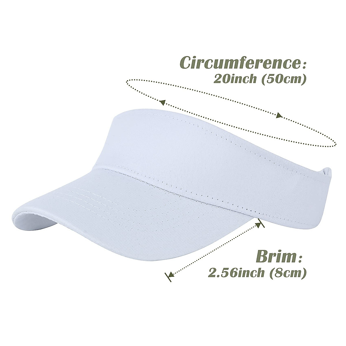 Durio Kids Sun Visor Hat Girls Hat Adjustable Kids Baseball Hat Sports Baseball Cap Athletic Kids Beach Hat Tennis Golf Sun Hats for Kids B Black&White 6-12 Years