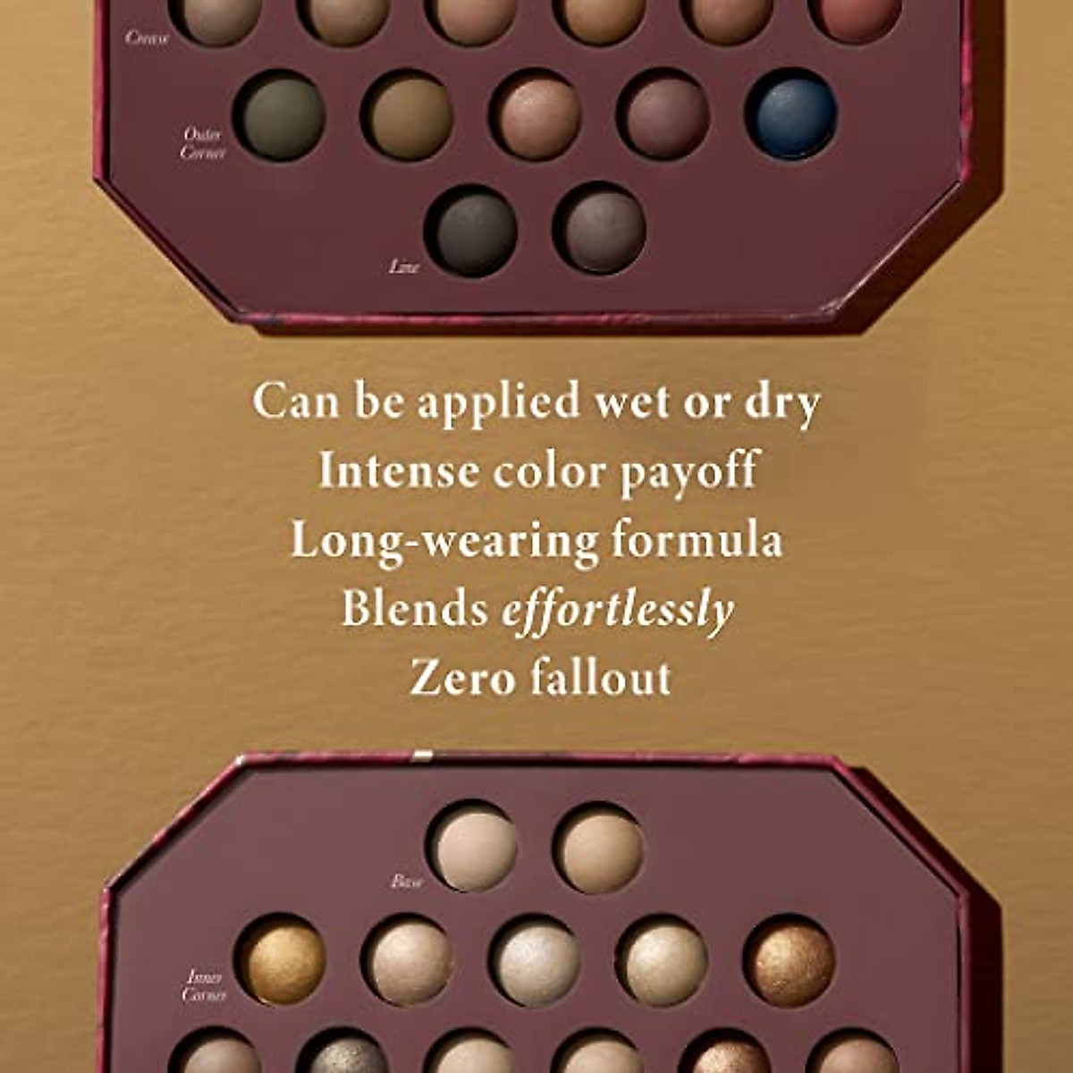 LAURA GELLER The Ultimate Eyeshadow Palette Warm & Wonderful | 31 Pigmented Baked Eyeshadows with Matte & Shimmer Finishes