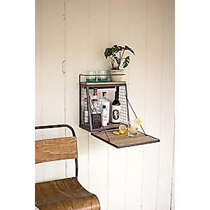 GwG Outlet Wall Bar with Fold Down Shelf CQ6626