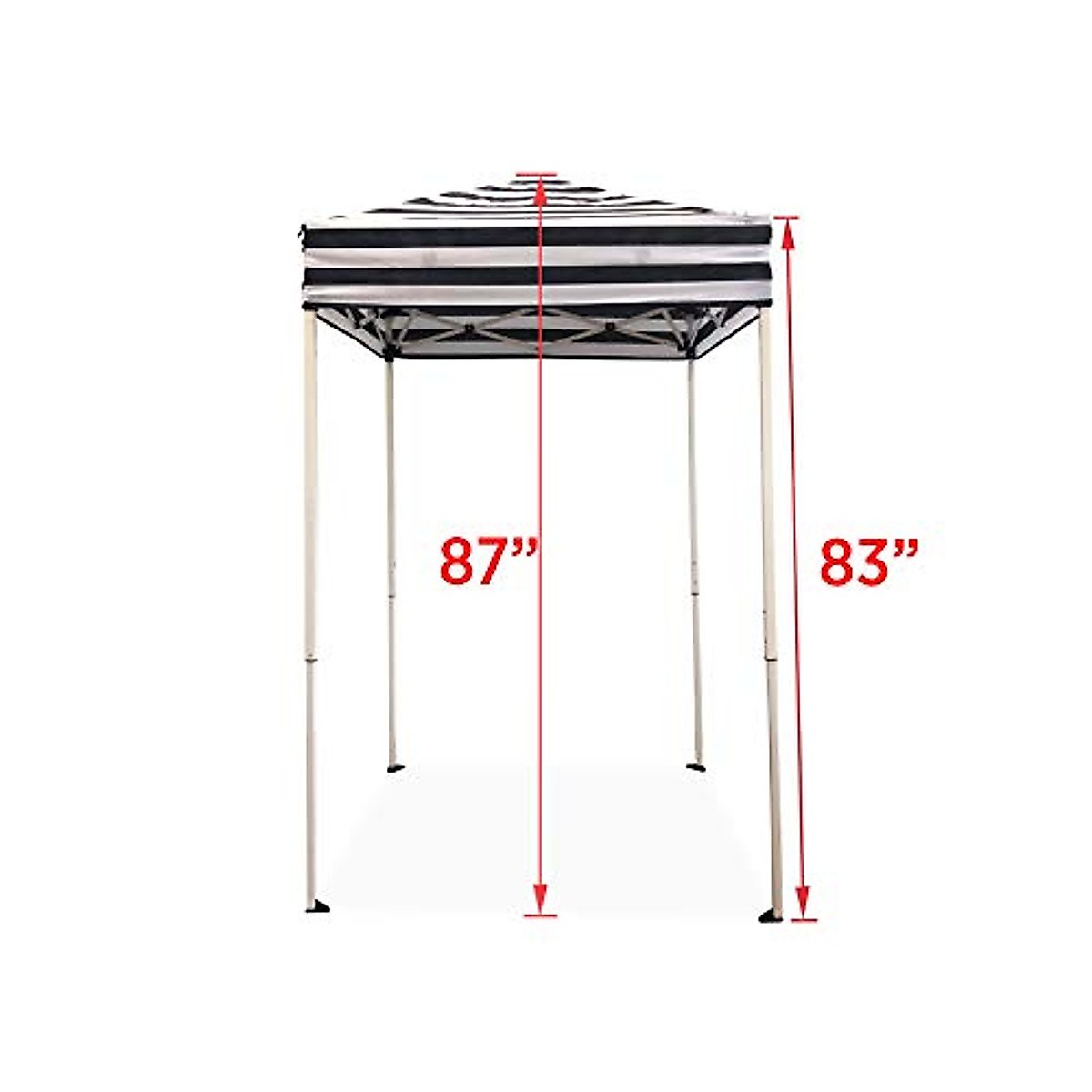 Impact 4'x4' Pop up Changing Dressing Room, Black and White & Quik Shade Set of 4 Heavy Duty Weight Plates for Securing Instant and Pop-Up Canopies and Tents