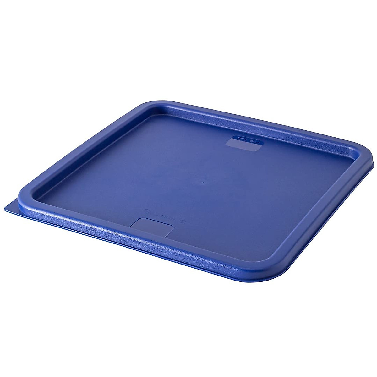 LID ONLY: Met Lux Food Storage Container Lid, 1 Square Marinating Container Lid - Fits 12, 18 And 22 Quart Containers, With Date Indicator, Blue Plastic Lid, Containers Sold Separately