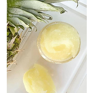 Bella & Bear Pineapple Body Scrub Exfoliator - Vegan Travel Size (3.4oz)