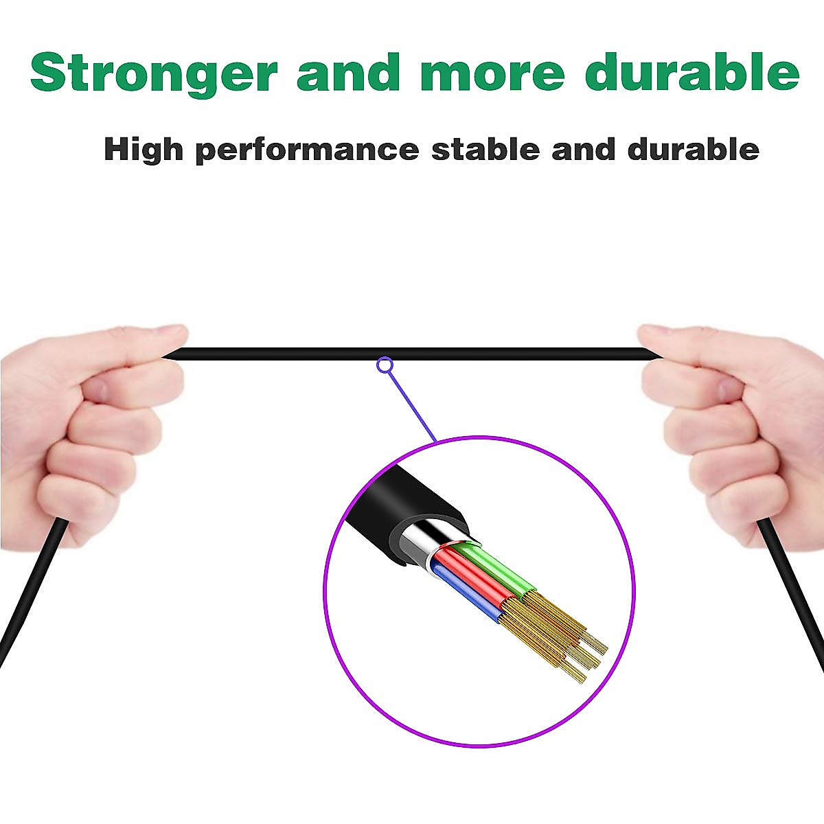 A10 A40 Gaming Headset 3.5mm Audio Aux Cable Compatible with Astro A10 A40 A50 Xbox One Play Station PS4 PC Smartphone Audio Cable Cord Lead (No Mute Volume, Black)