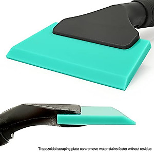 EHDIS Small Squeegee 5 inch Rubber Window Tint Squeegee for Car, Glass, Mirror, Shower, Auto,Windows -Red (Light Blue, 2)
