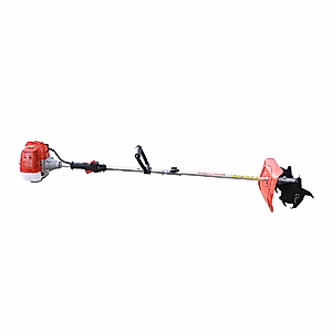 42.7CC Handheld Tiller Cultivator 2-Stroke Gas Powered Garden Rotary Cultivator Rototiller Mini Cordless Weeding Tilling Tool for Gardening,Sandy Land, Loose Soil, Cultivation of Cash Crops