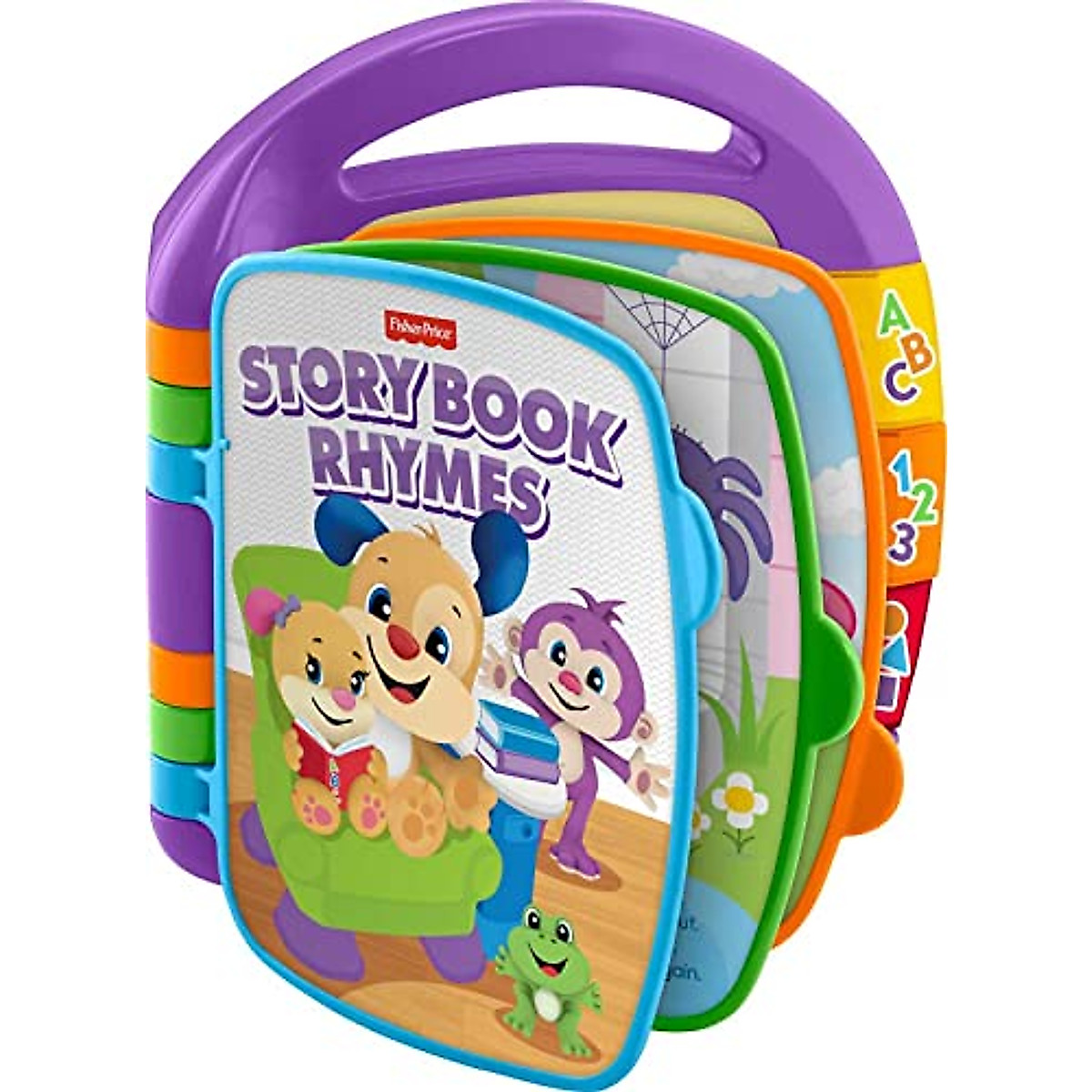 Fisher-Price Laugh & Learn Musical Baby Toy, Storybook Rhymes, Electronic Learning Book With Lights & Songs For Ages 6+ Months