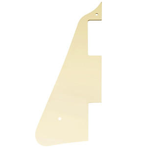 Musiclily Pro Plastic Guitar Pickguard for 2006-Present Modern Style Epiphone Les Paul, 1Ply Cream